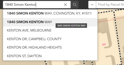 Find Widget - LINK-GIS