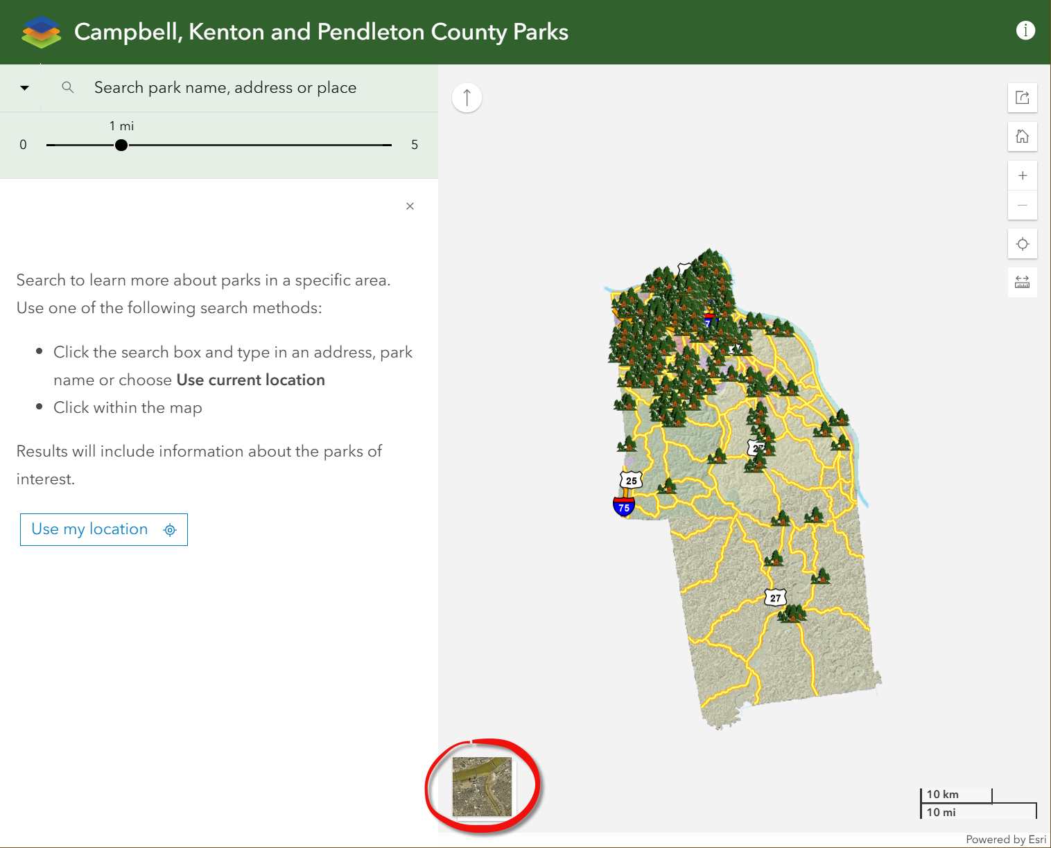 Basemap Widget - LINK-GIS
