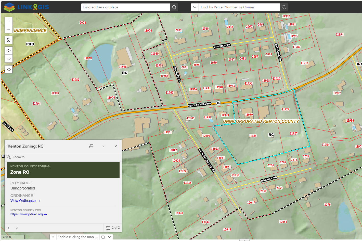 Find Zoning and Zoning Ordinance Information - LINK-GIS